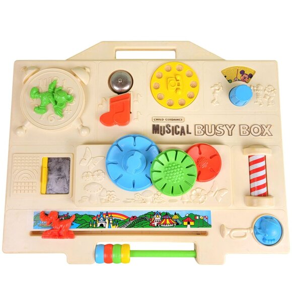 Vintage | Toys | Vintage 977 Musical Busy Box Child Toy Mickey 7s ...